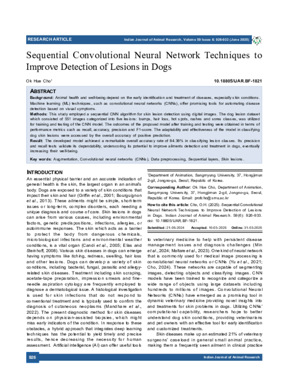 (PDF) Sequential Convolutional Neural Network Techniques to Improve ...