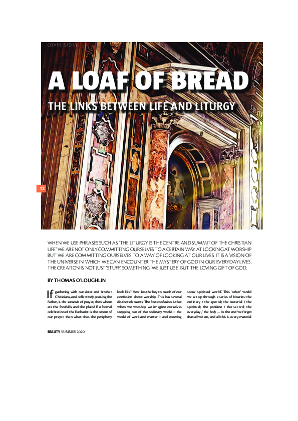 (PDF) A Loaf of Bread - Liturgy and Life