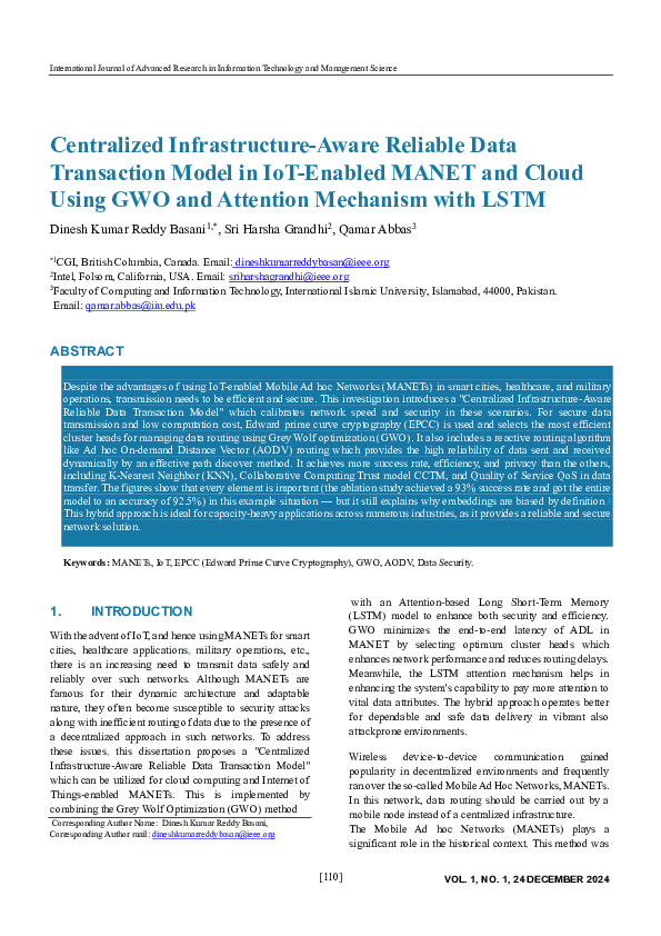 (PDF) Centralized Infrastructure-Aware Reliable Data Transaction Model ...