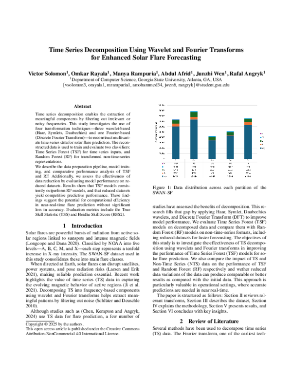 (PDF) Time Series Decomposition Using Wavelet and Fourier Transforms for Enhanced Solar Flare ...