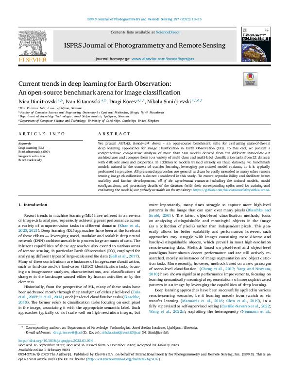 (PDF) ISPRS Journal of Photogrammetry and Remote Sensing