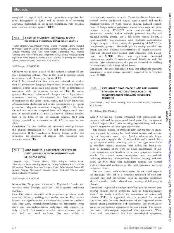 (PDF) 2786 Case report: snap, crackle, and pop! unusual symptoms of ...
