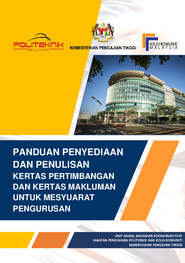 (PDF) PANDUAN PENYEDIAAN DAN PENULISAN KERTAS PEMBENTANGAN DAN KERTAS ...