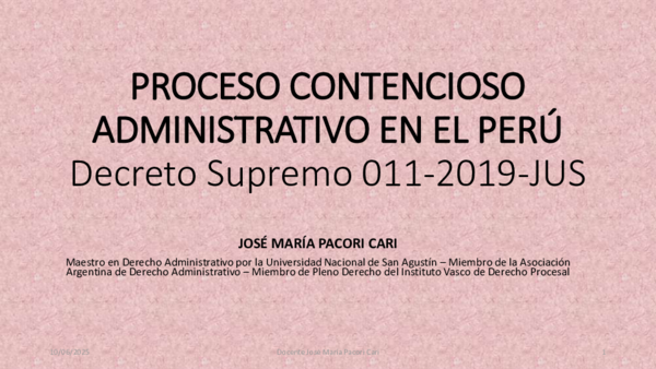 (PDF) PROCESO CONTENCIOSO ADMINISTRATIVO - AUTOR JOSÉ MARÍA PACORI CARI