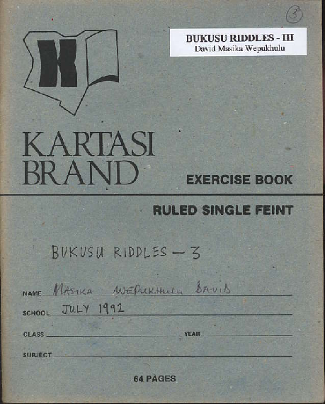 (PDF) Bukusu Riddles III