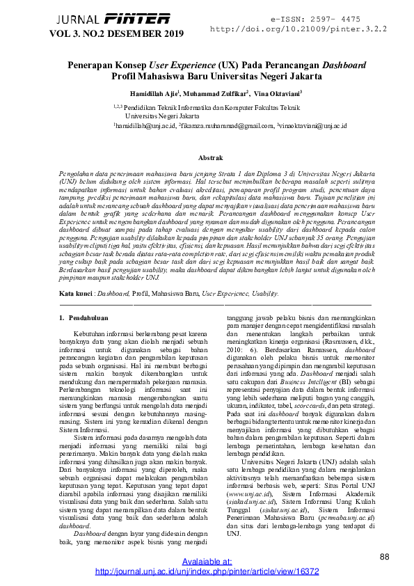 (PDF) Penerapan Konsep User Experience (UX) Pada Perancangan Dashboard ...