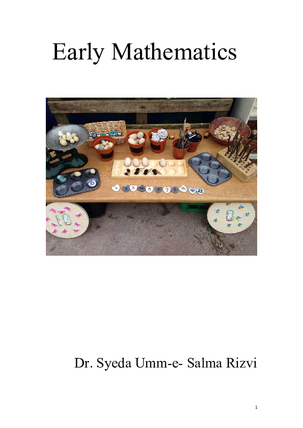 (PDF) Early Mathematics