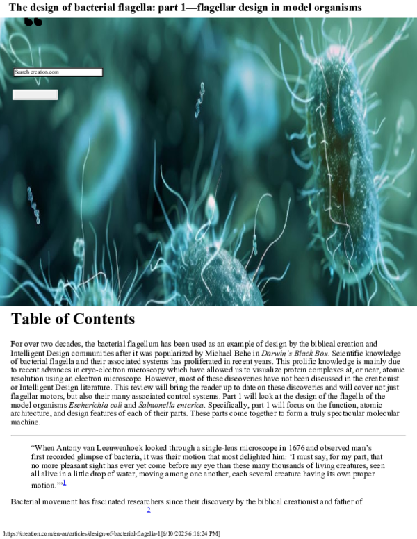 (PDF) David Thomas: The design of bacterial flagella: part 1-flagellar ...