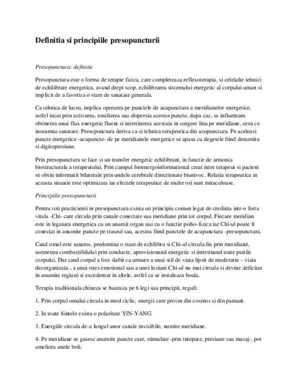 (PDF) Meridianele si energia