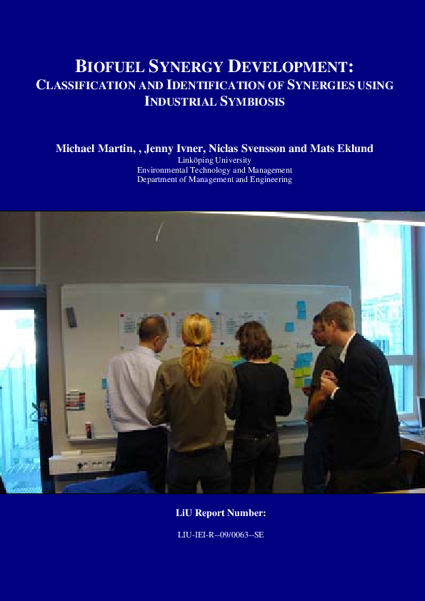 (PDF) Biofuel Synergy Development Classification and Identification of ...