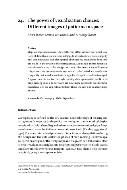 (PDF) 24. The power of visualization choices: Different images of ...