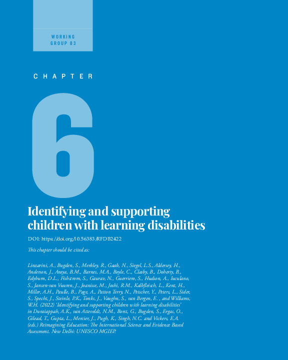 (PDF) Identifying and supporting children with learning disabilities
