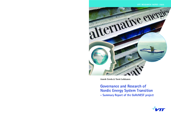 (PDF) Governance and Research of Nordic Energy System Transition