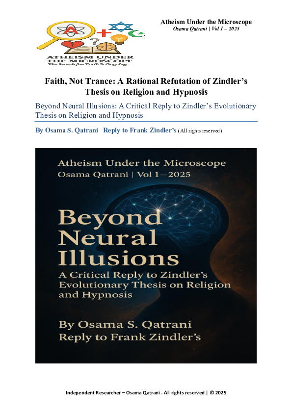 (PDF) Faith, Not Trance: A Rational Refutation of Zindler's Thesis on ...