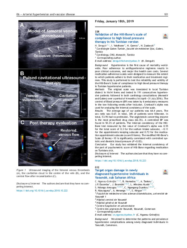 (PDF) Validation of the Hill-Bone's scale of compliance to high blood ...
