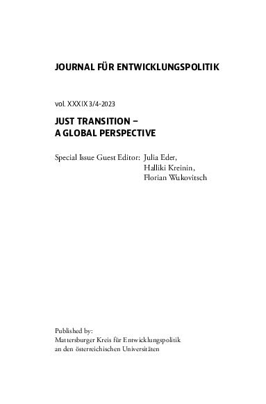 (PDF) Varieties of Just Transitions: Lessons from the Just Transition ...