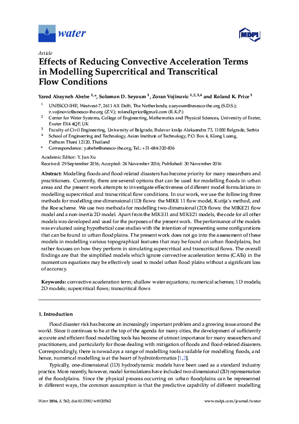(PDF) Test 2 Prismatic channel with variable bed gradient