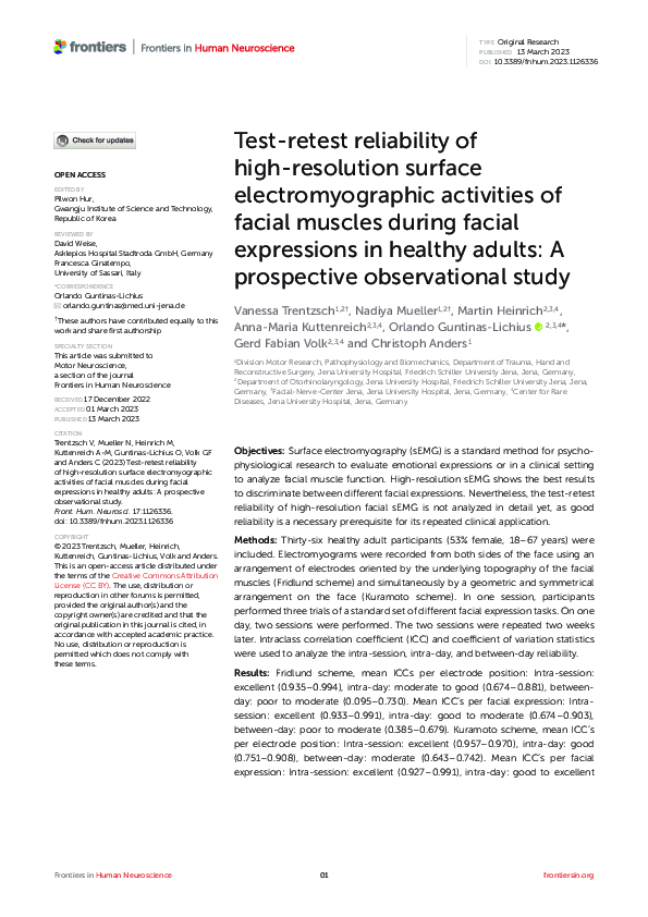 (PDF) Test-retest reliability of high-resolution surface ...