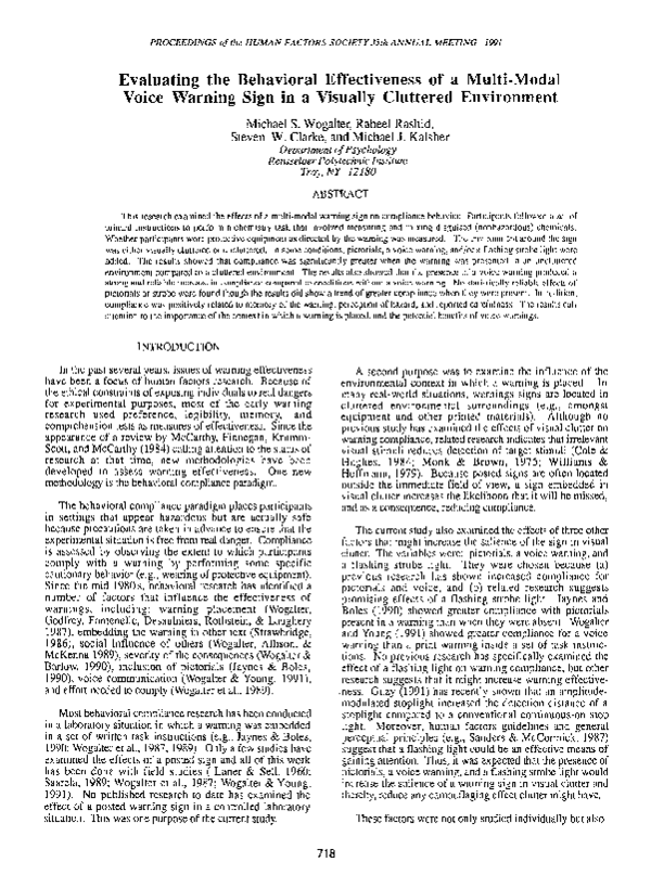(PDF) Evaluating the Behavioral Effectiveness of a Multi-Modal Voice ...
