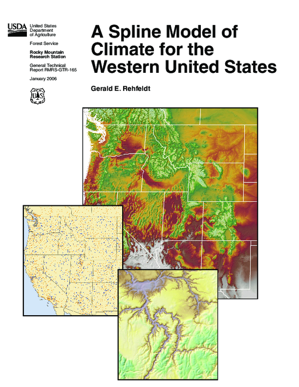 (PDF) A spline model of climate for the Western United States