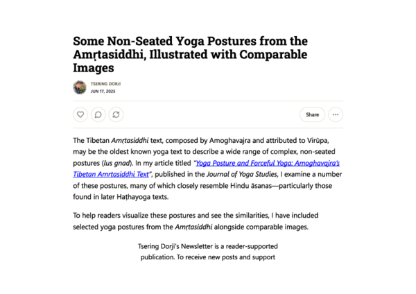 (PDF) Some Non-Seated Yoga Postures from the Amṛtasiddhi, Illustrated ...