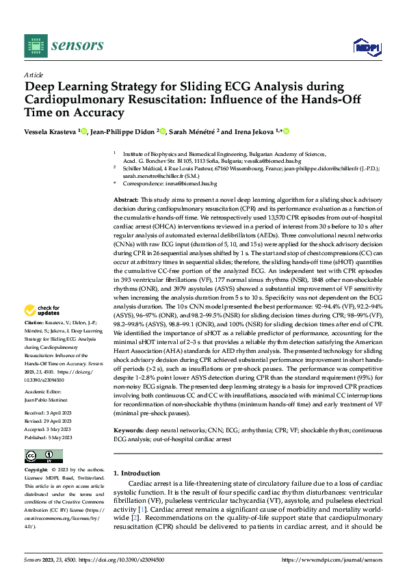 (PDF) Deep Learning Strategy for Sliding ECG Analysis during Cardiopulmonary Resuscitation ...