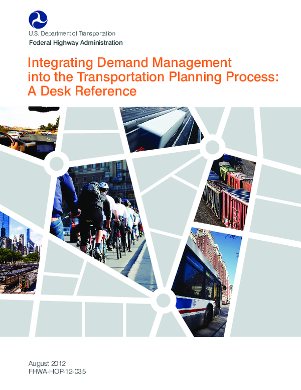 (PDF) Integrating Demand Management into the Transportation Planning ...