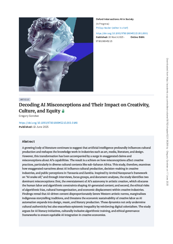 (PDF) Decoding AI Misconceptions and Their Impact on Creativity ...