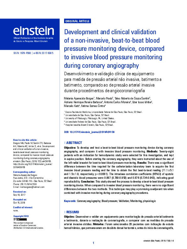 (PDF) Development and clinical validation of a non-invasive, beat-to ...