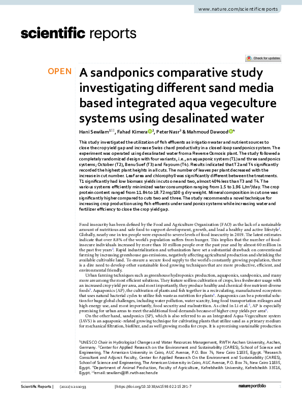 (PDF) A sandponics comparative study investigating different sand media ...