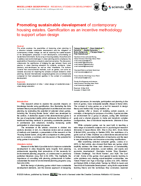 (PDF) Promoting sustainable development of contemporary housing estates ...