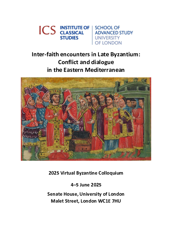 (PDF) Inter-faith encounters in Late Byzantium: Conflict and dialogue ...