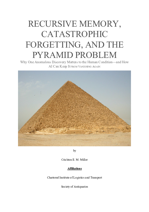 (PDF) RECURSIVE MEMORY, CATASTROPHIC FORGETTING, AND THE PYRAMID ...