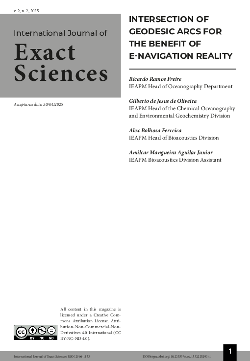 (PDF) INTERSECTION OF GEODESIC ARCS FOR THE BENEFIT OF E-NAVIGATION ...
