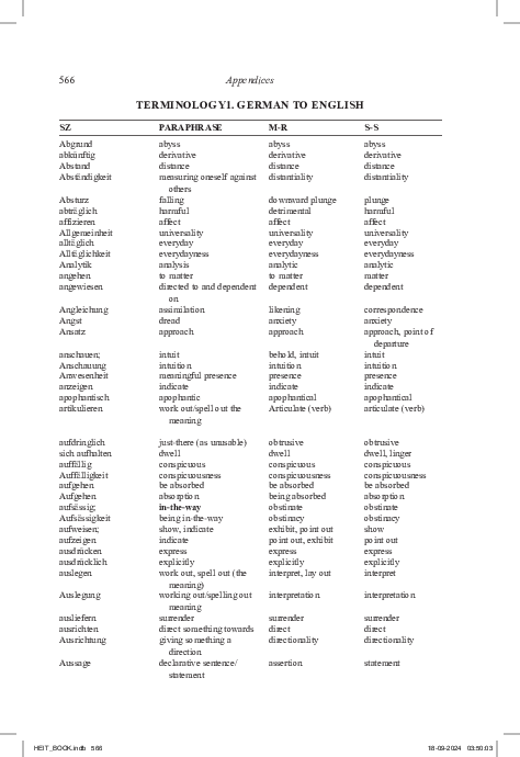 (PDF) SEIN und ZEIT - A LEXICON GERMAN:ENGLISH, ENGLISH:GERMAN