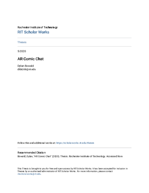 (PDF) AR Comic Chat