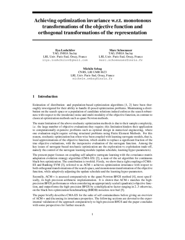 (PDF) Orthogonal Transformations