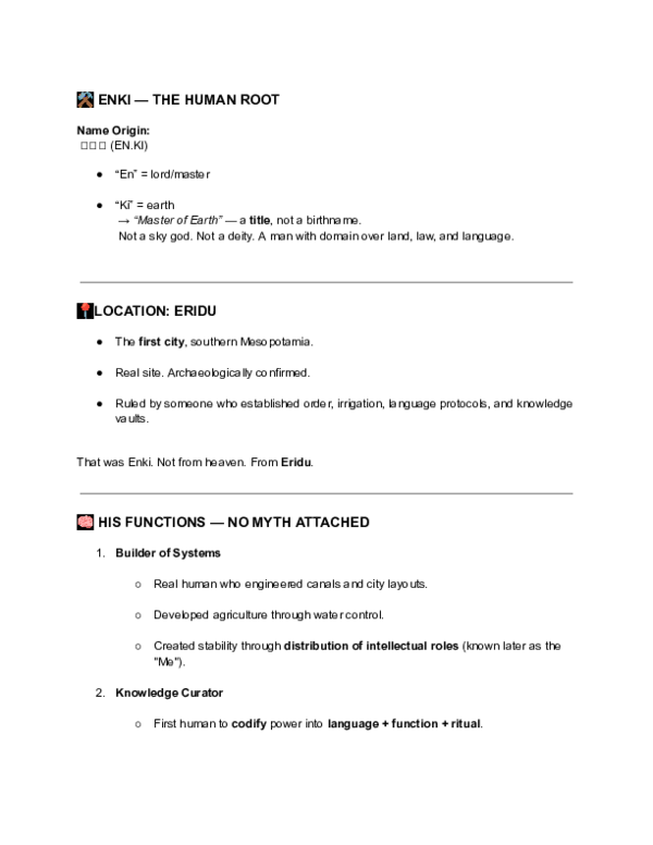 (PDF) ENKI THE HUMAN ROOT de mythified Real Human labeled myth anunnaki