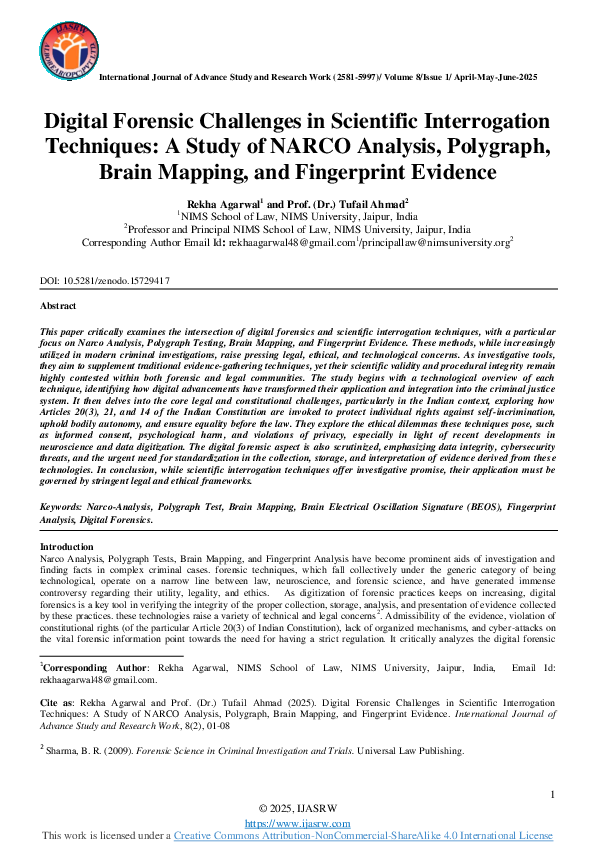 (PDF) Digital Forensic Challenges in Scientific Interrogation ...