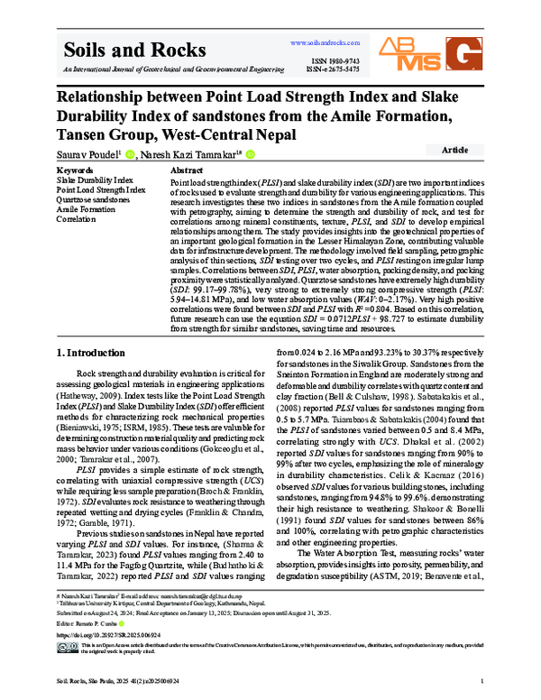 (PDF) Soils and Rocks