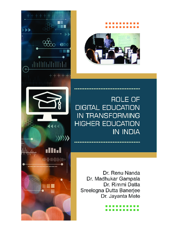 (PDF) Role of Digital Education in Transforming Higher Education in India