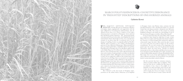 (PDF) C. Kovesi, 'Marco Polo's Rhinoceros: Cognitive Dissonance in ...