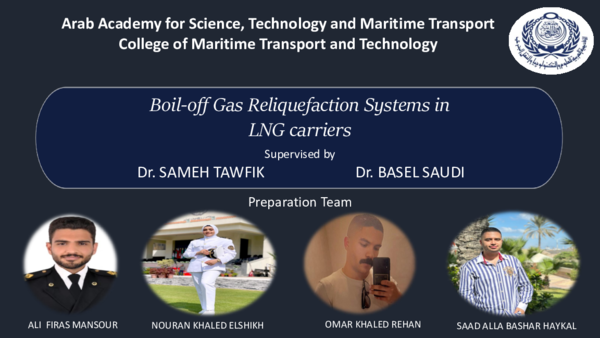 (PDF) Boil-off Gas Reliquefaction Systems in LNG carriers