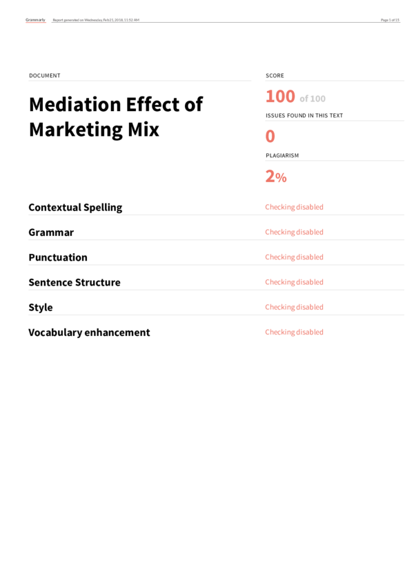 (PDF) Mediation Effect of Marketing Mix Strategy on Supply and Demand ...