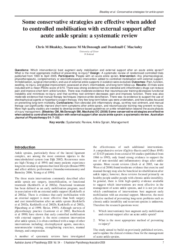 (PDF) Some conservative strategies are effective when added to ...