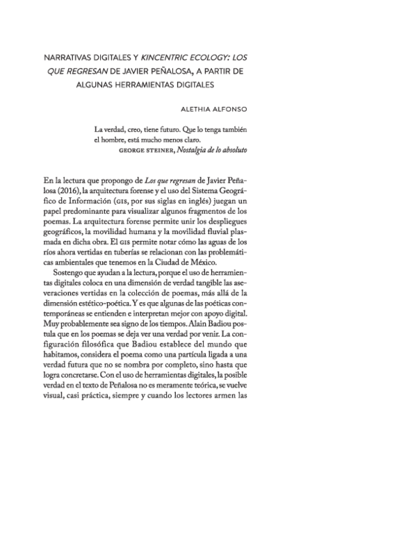 (PDF) Narrativas digitales y kincentric ecology: Los que regresan de ...