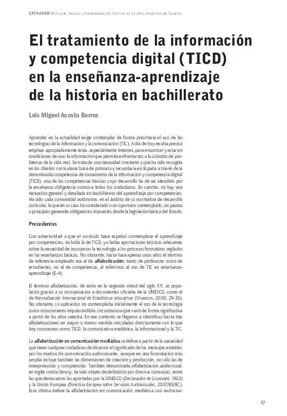 (PDF) El tratamiento de la información y competencia digital (TICD) en ...