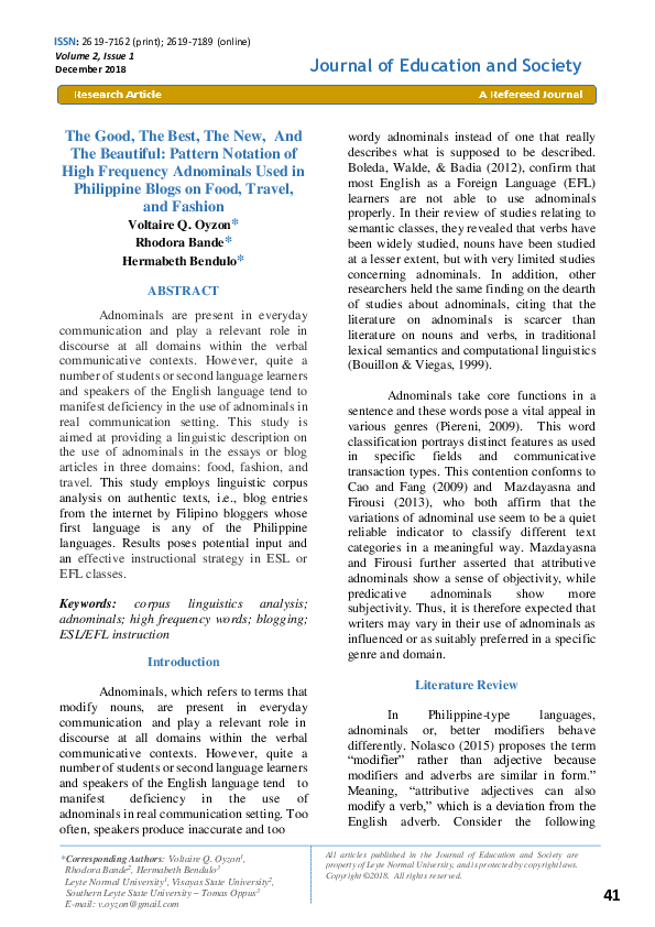 (PDF) The Good, The Best, The New, And The Beautiful: Pattern Notation ...