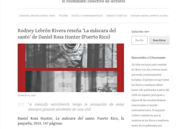 (PDF) La máscara del Santo de Daniel Rosa Hunter