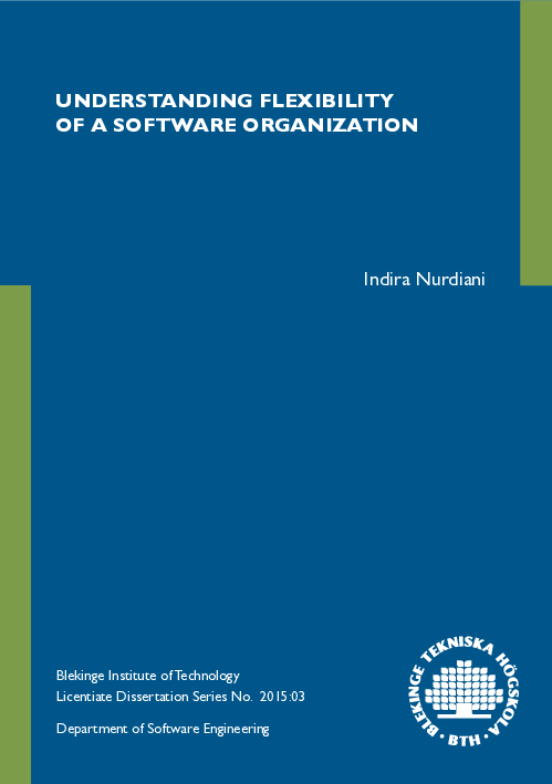 (PDF) Understanding flexibility of a software organization